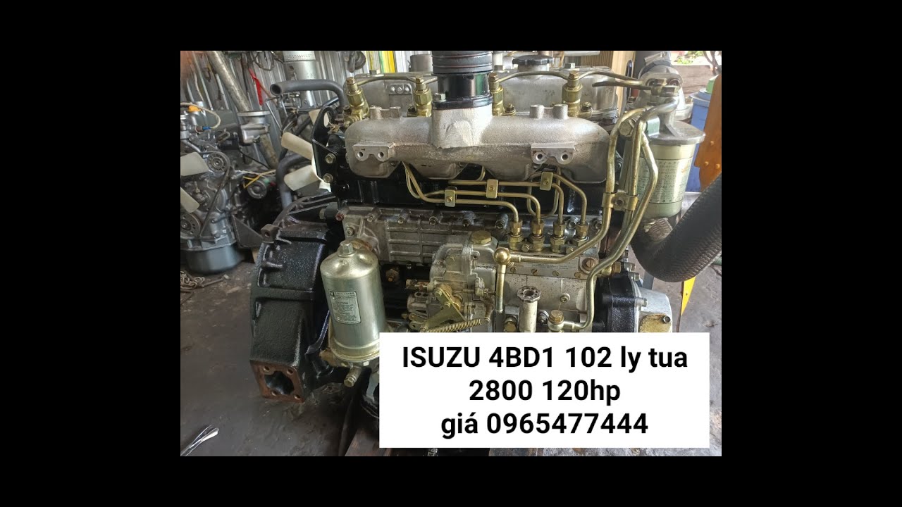 ISUZU 4BD1 TURBO engine tuyệt vời 90% 0965477444 - YouTube