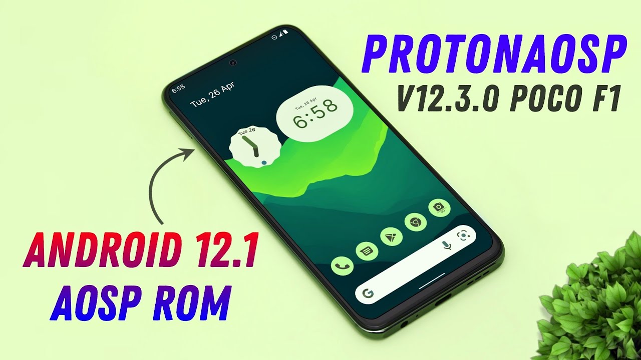 ProtonAosp v12.3.0 for Poco F1 | Install & Review | Android 12.1 ...