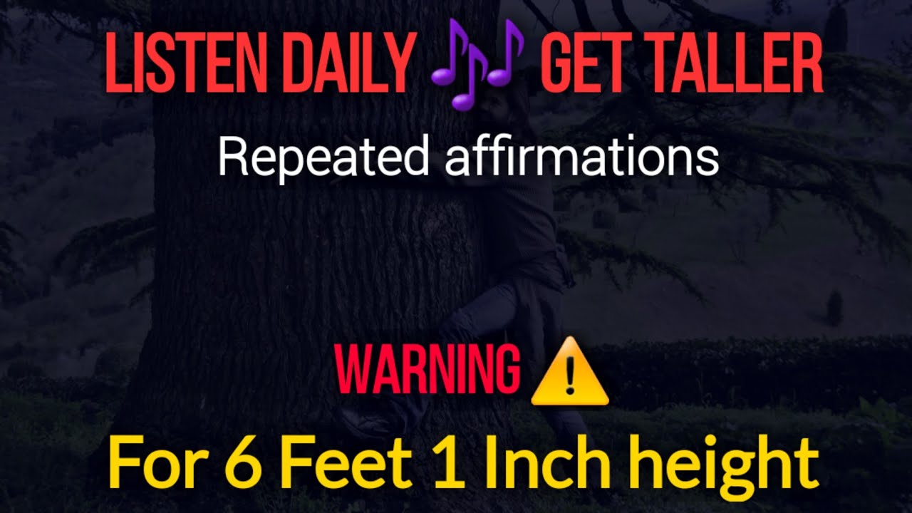 6 Feet 1 inch Subliminal ‼️Manifest 6'1 height/Height Subliminal/Height ...
