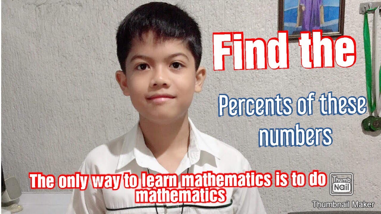 Math Dali Lang - Finding a percent of a number - YouTube