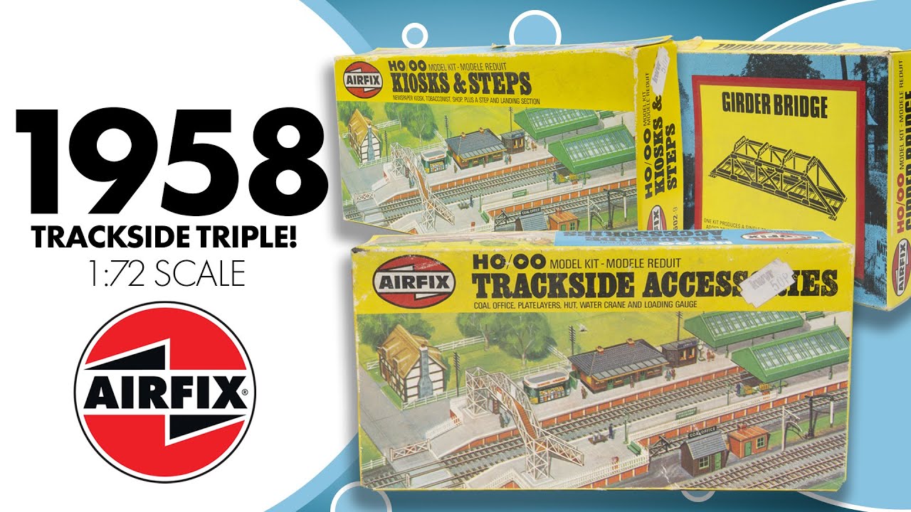 Airfix Retro Unboxing | HO/OO Trackside Triple! (1958) - YouTube