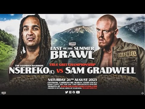 Sam Gradwell Vs Wesley Nsereko (C) [Highlights] - True Grit Wrestling ...
