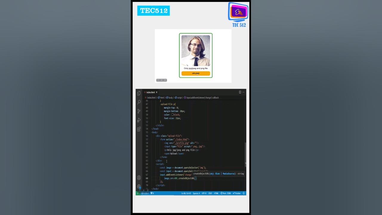 Upload File Use Java Script Coding Javascriptprojects Htmlcssjavascript Learncoding Youtube
