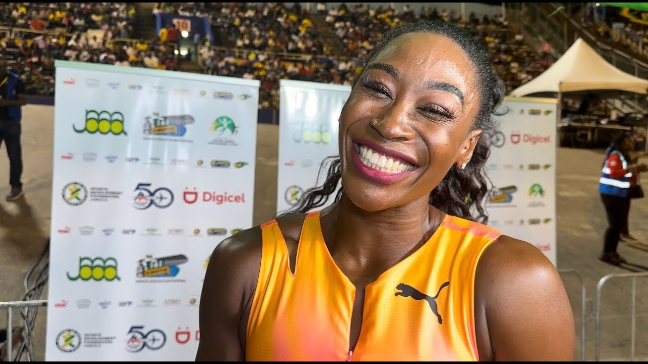 Rushell Clayton After Running 53.72 (World Lead) In The 400m Hurdles ...