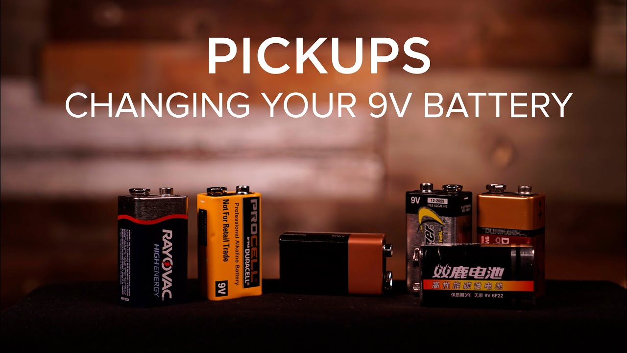 Pickups | Changing Your 9V Battery - YouTube