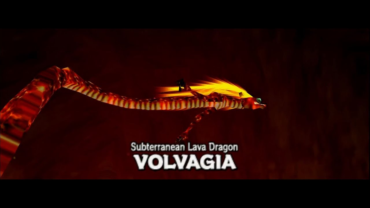 The Legend of Zelda Ocarina of Time - Volvagia Boss Battle 60fps - YouTube