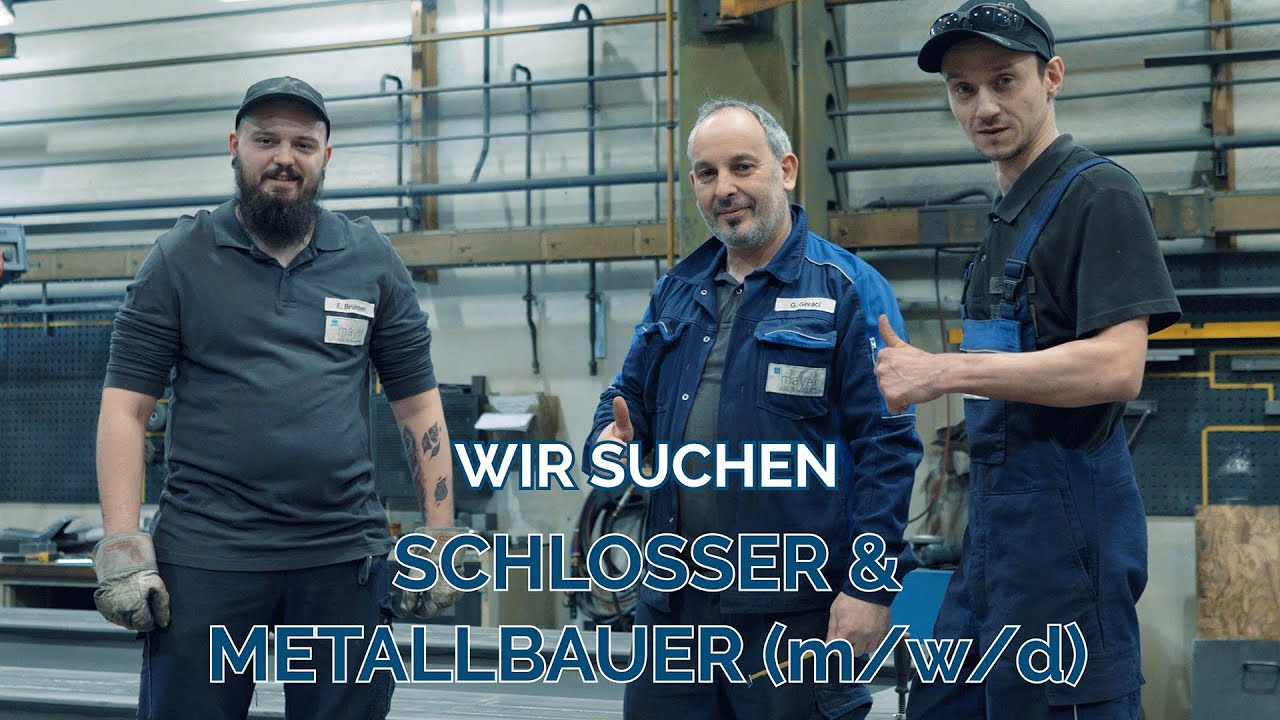 Jetzt als Schlosser / Metallbauer (m/w/d) bewerben! - YouTube