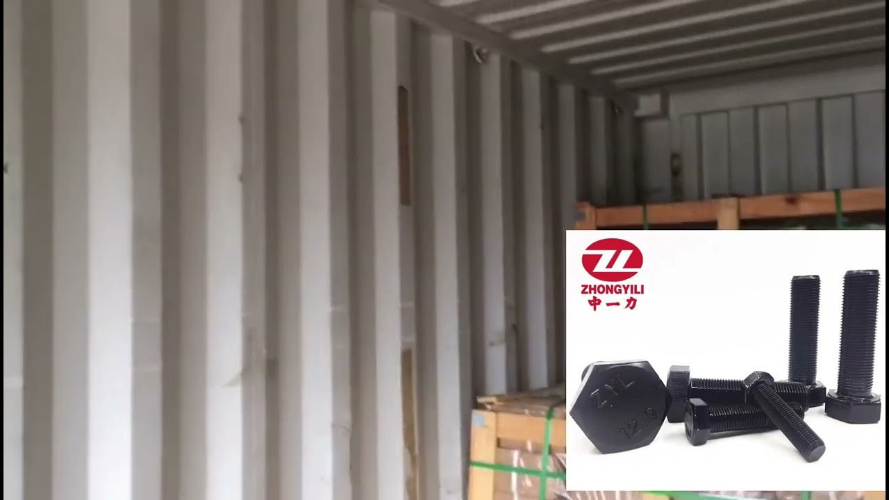 Chinese fastener factory high tensile hex bolts for industry - YouTube