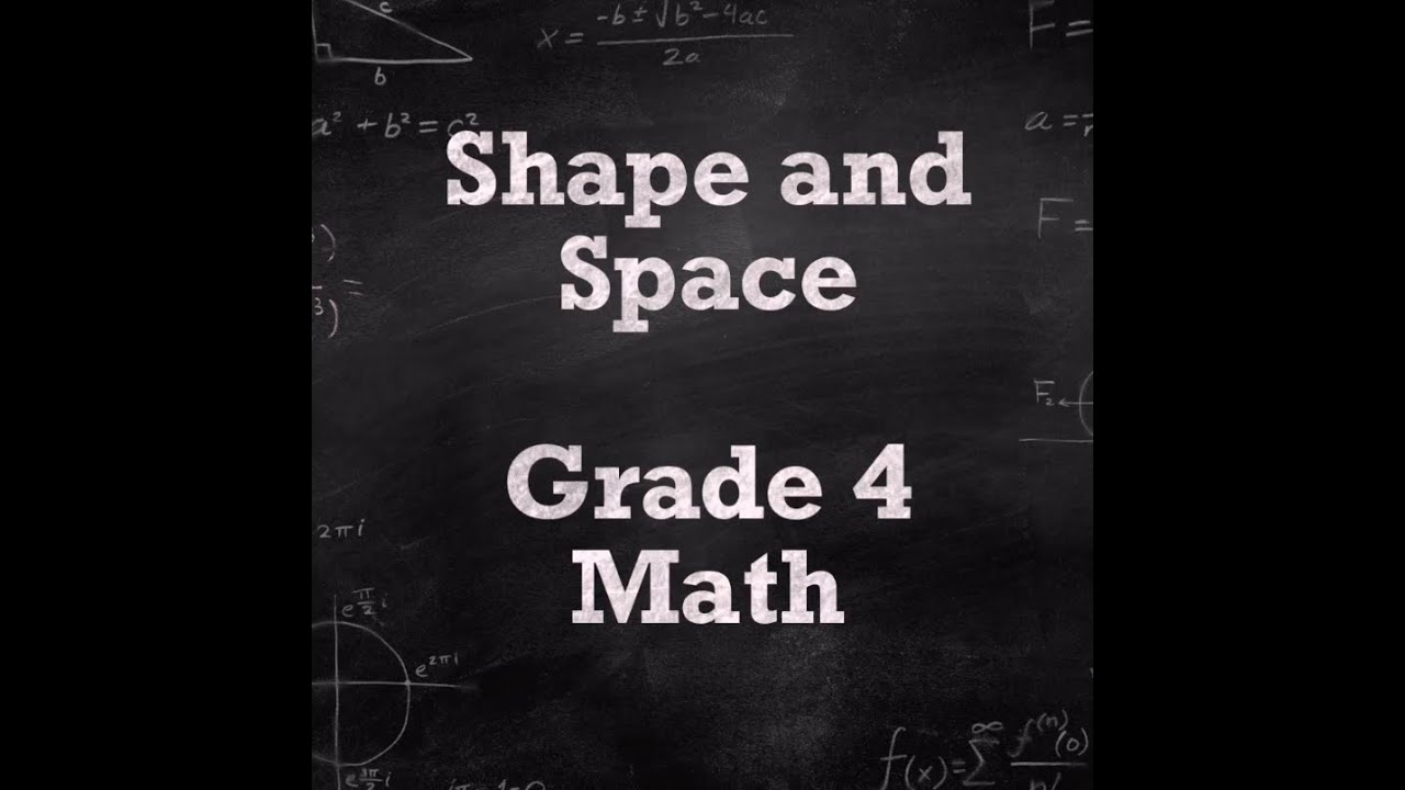 Shape and Space Math unit - YouTube