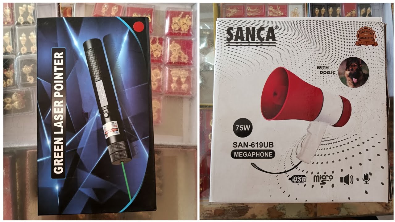 gadgets| Laser light and megha phone| #gadgets #sriramdev - YouTube