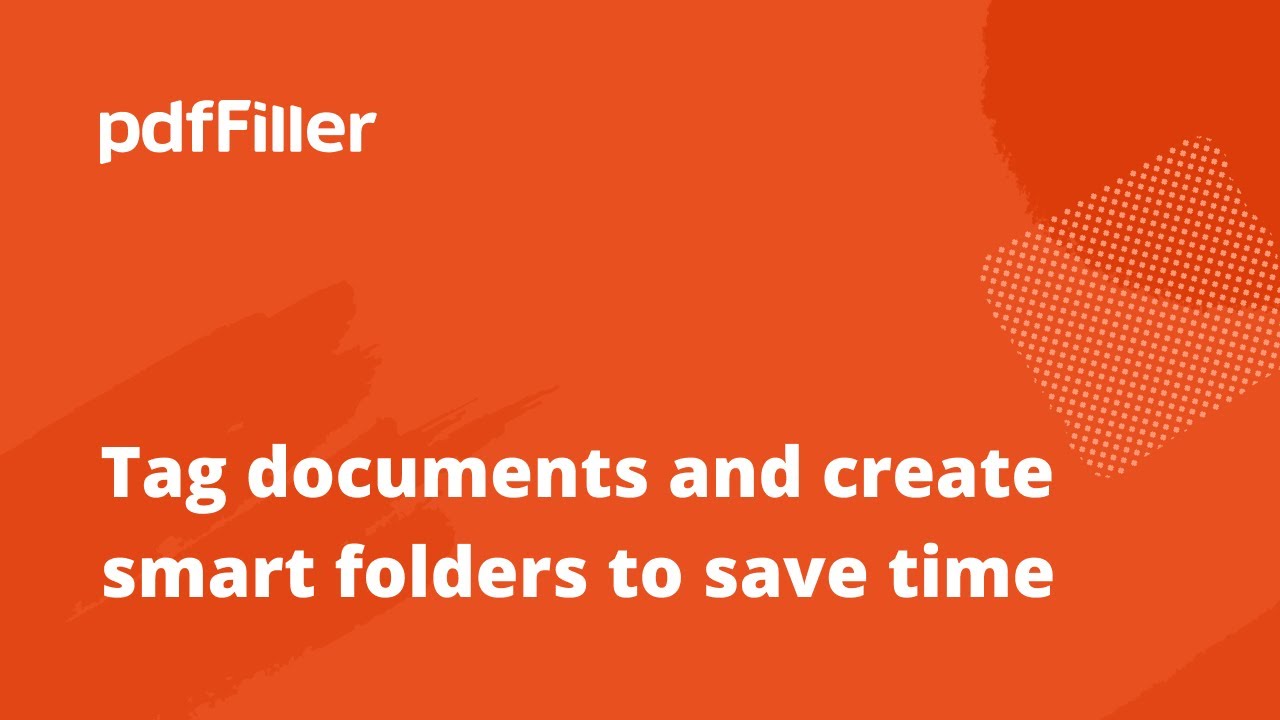 Organize Documents with pdfFiller - YouTube