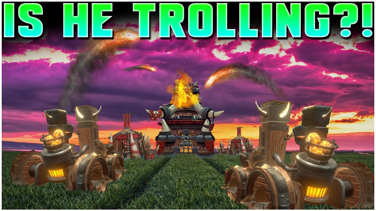 IS He TROLLING? Or Am I Siege Abusing?! | WC3-PTR | Grubby - YouTube