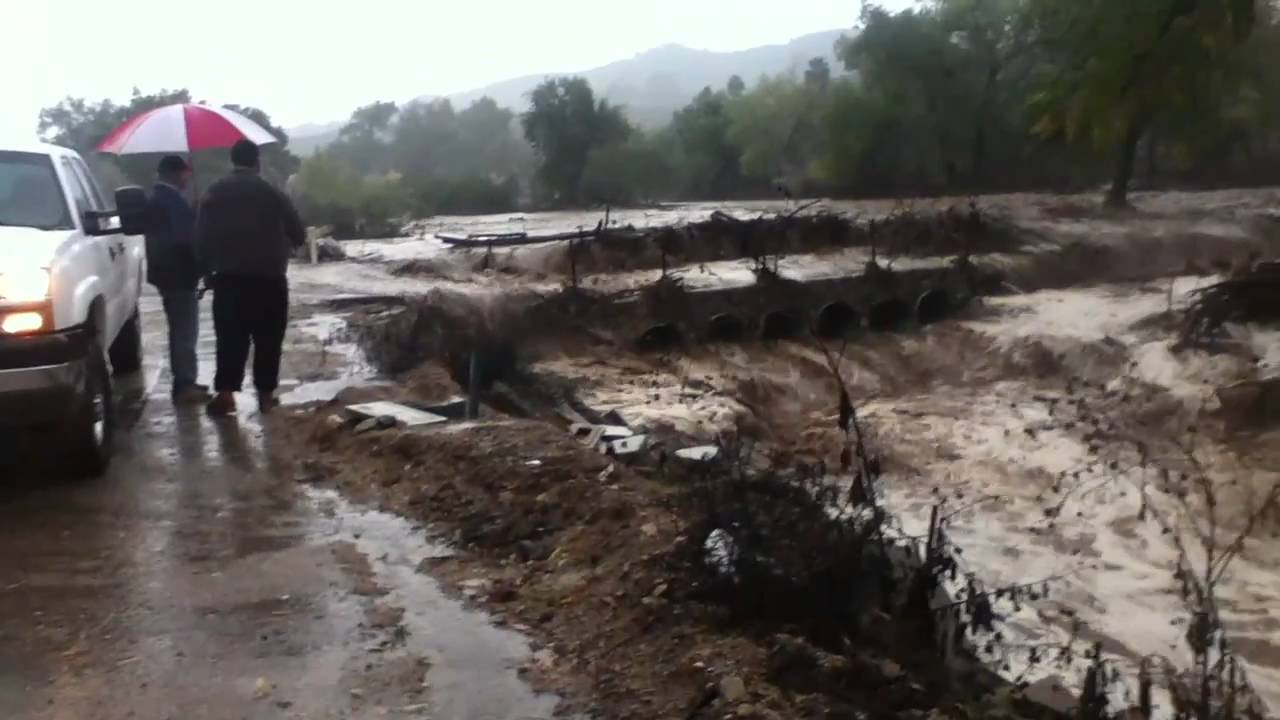 Mockingbird Canyon Run Off 2 - YouTube