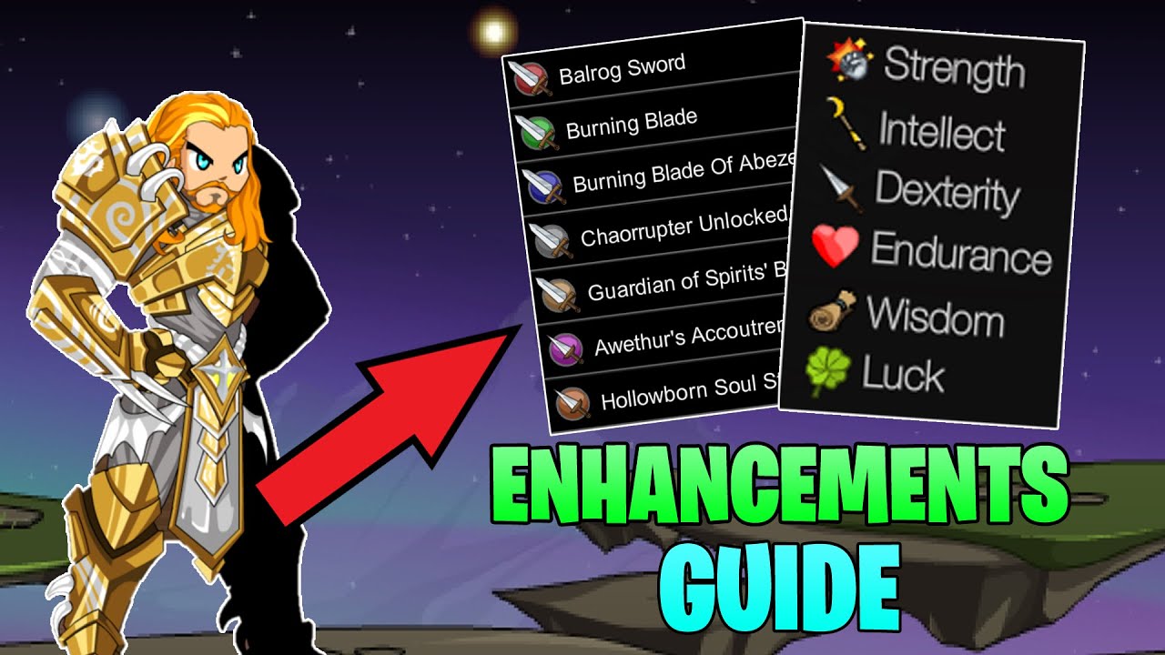 =AQW= This is ALL you NEED to KNOW about ENHANCEMENTS and STATS! - YouTube