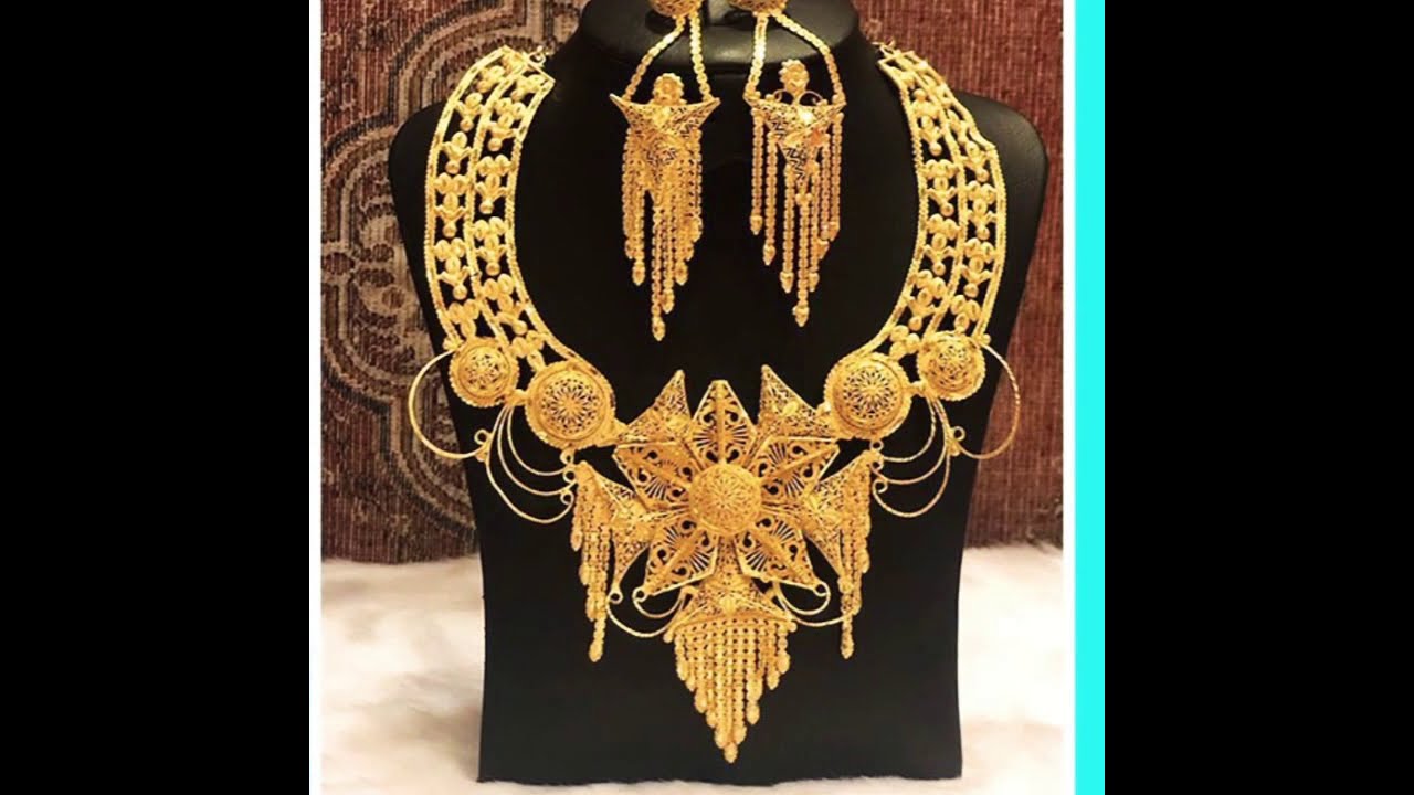 New Saudi Gold Necklace set 2021#1 - YouTube