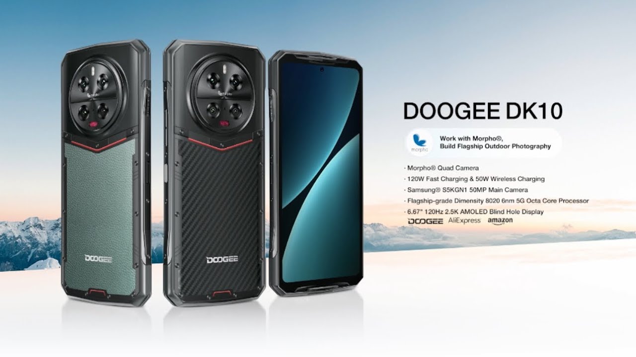 DOOGEE DK10 - New Flagship Rugged Phone ( work with Morpho ) - YouTube