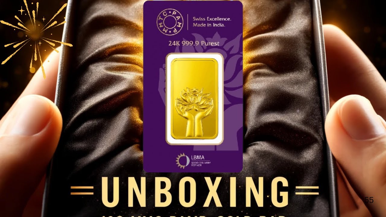 MMTC-PAMP Lotus 24K Gold Bar Unboxing(It's Worth!) - YouTube