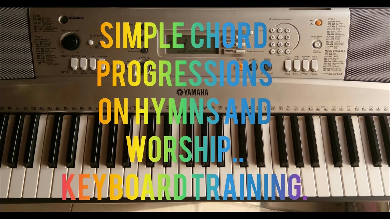 How to play Popular Chords on worship and Hymns. #tutorial #piano # ...