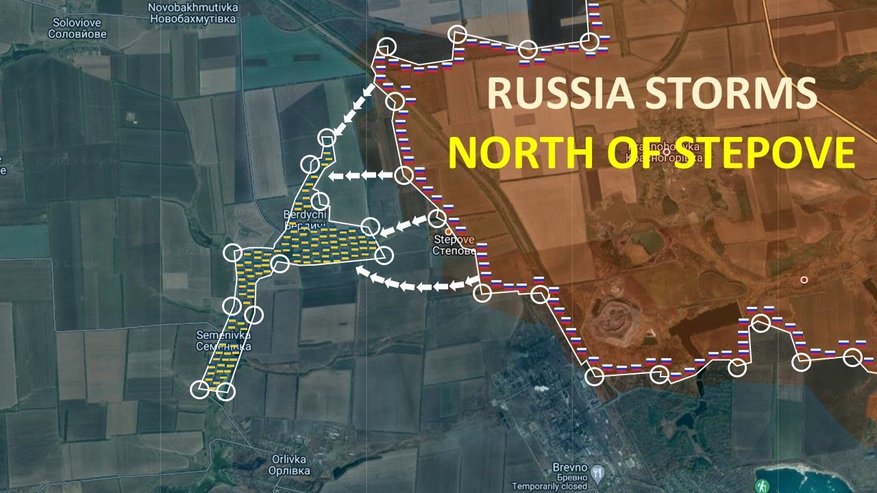 Russia Storms Ukrainian Defense Line North Of Stepove l Russian Advance ...