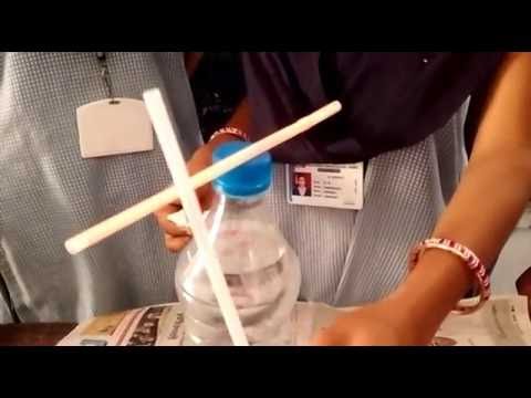 STATIC ELECTRIC CHARGES ON PLASTIC STRAWS - YouTube
