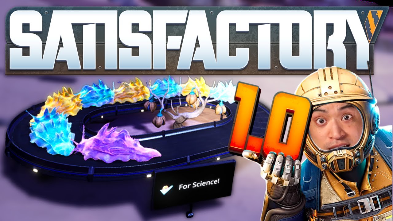 The Beginnings Of A Fancy Factory Village - Satisfactory 1.0 - YouTube