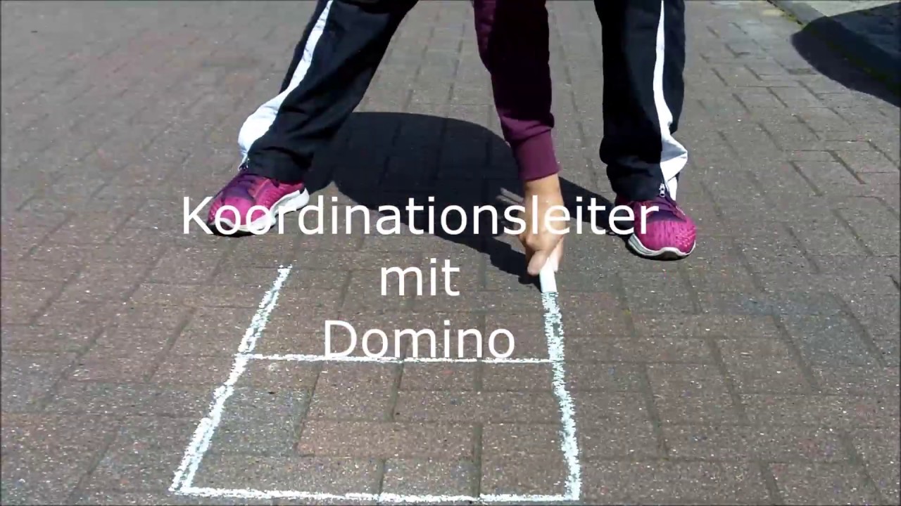 Koordinationsleiter mit Domino |Agility ladder | Footwork | Warm-up ...