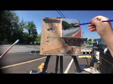Sarah Baptist painting plein air urban landscape - YouTube