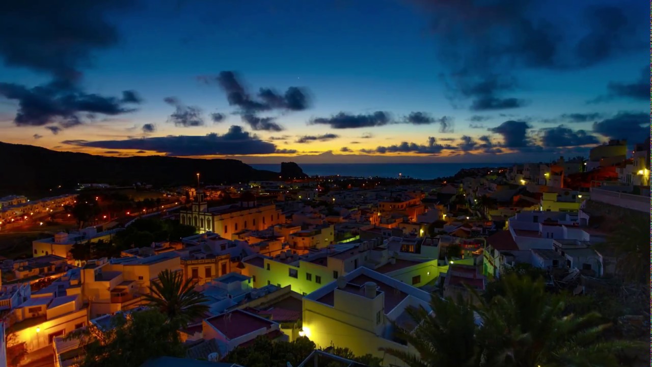 Quick and beautiful Gran Canaria sunset (5K) - YouTube