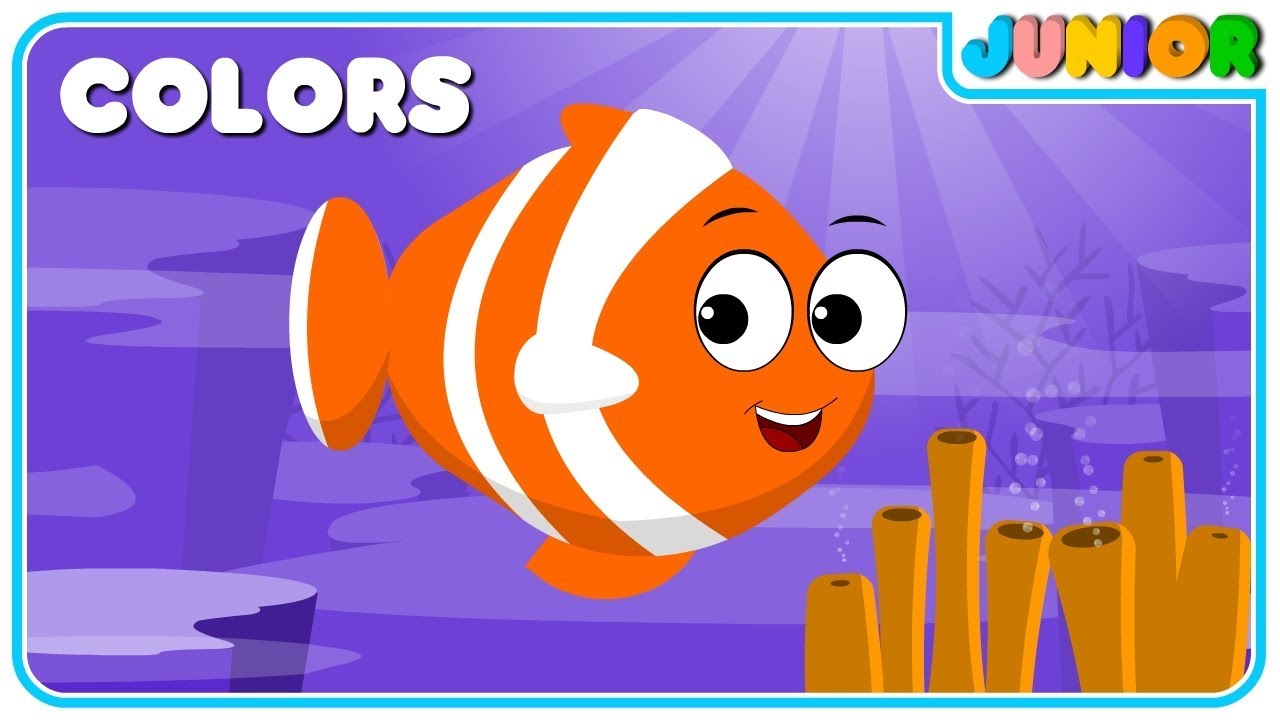 Learn Colors With Cute Baby Fish | Learn Colors For Children | By ...