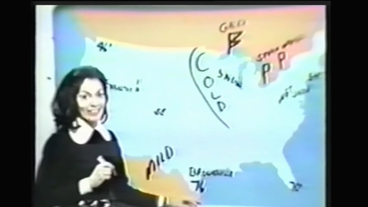 June Bacon-Bercey: America's First Female TV Meteorologist - YouTube