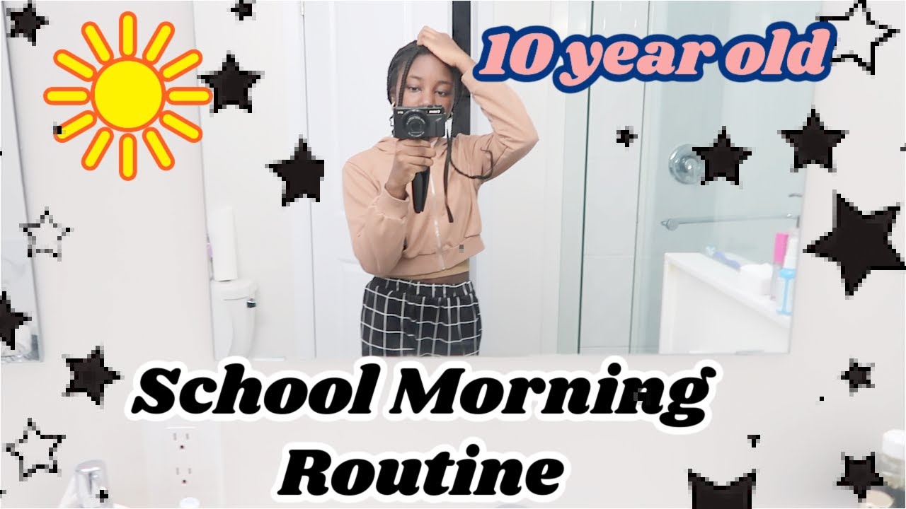 my REAL school morning routine 2023 with no parent assistance *4th ...