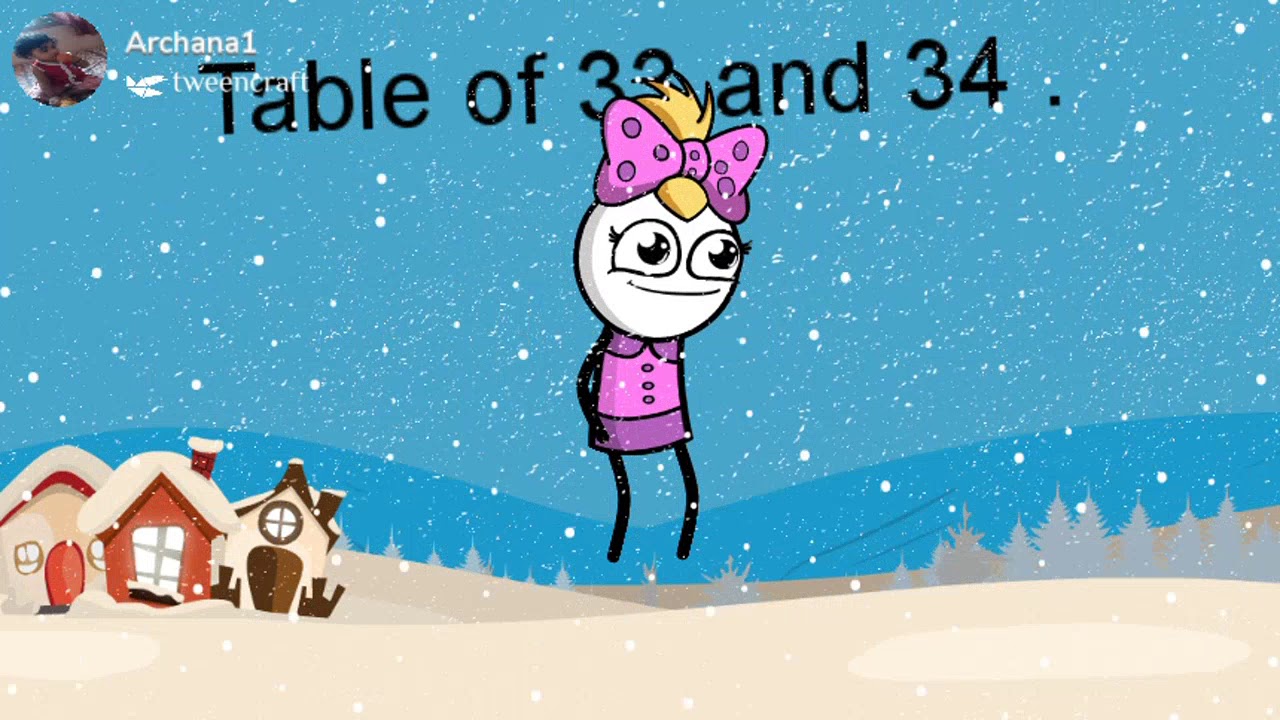 Multiplication Table of 33 and 34. - YouTube