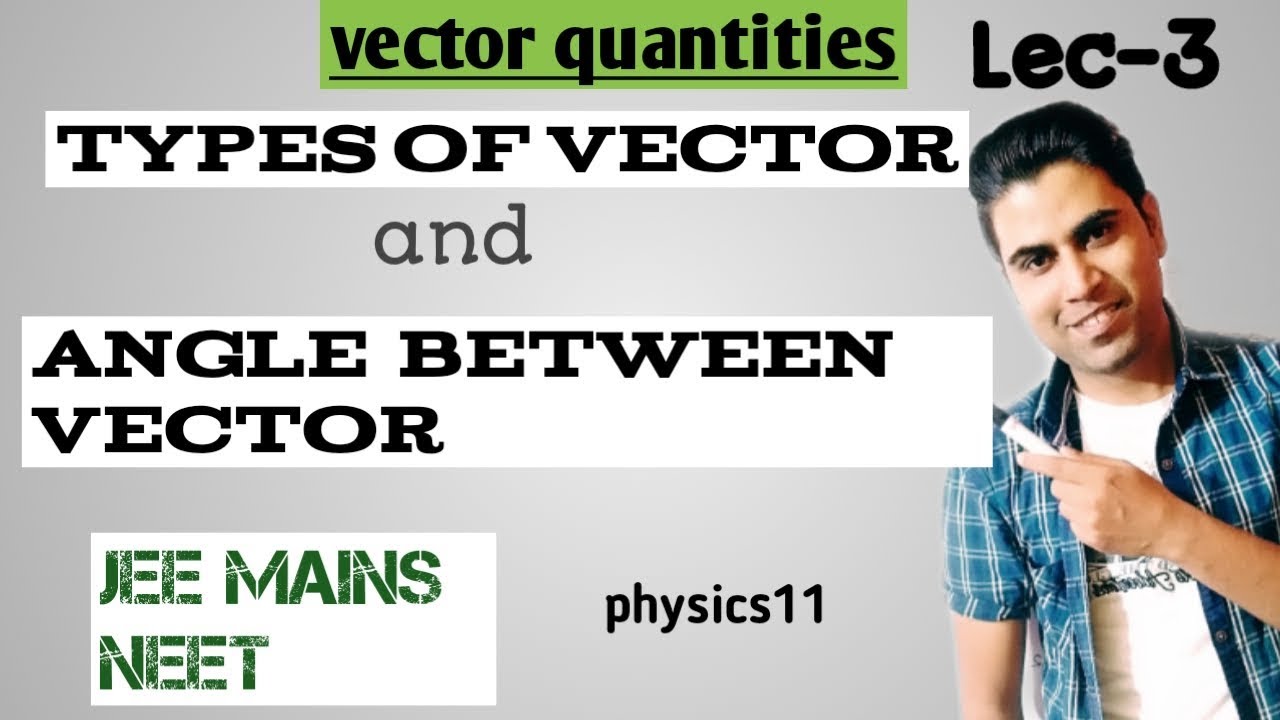 types of vectors/types of vectors in physics class 11/ - YouTube