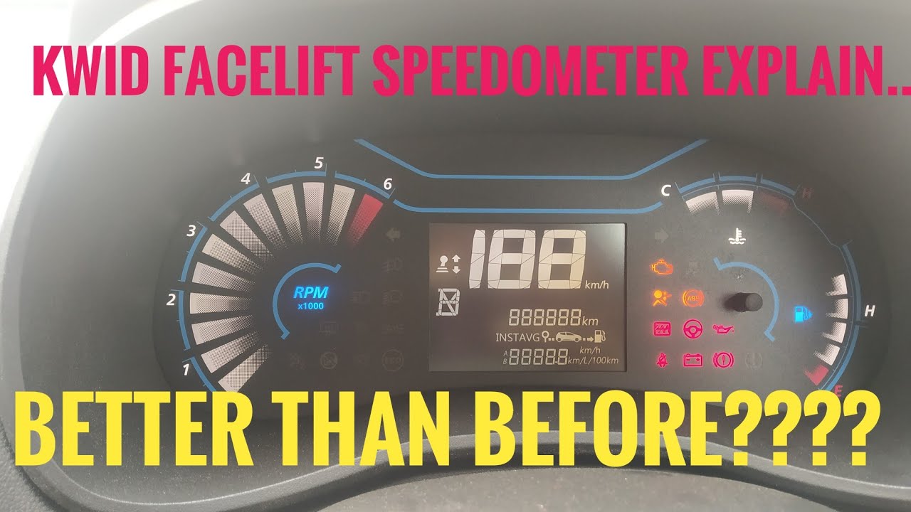 RENAULT KWID | facelift speedometer | explain in tamil | A to Z all ...
