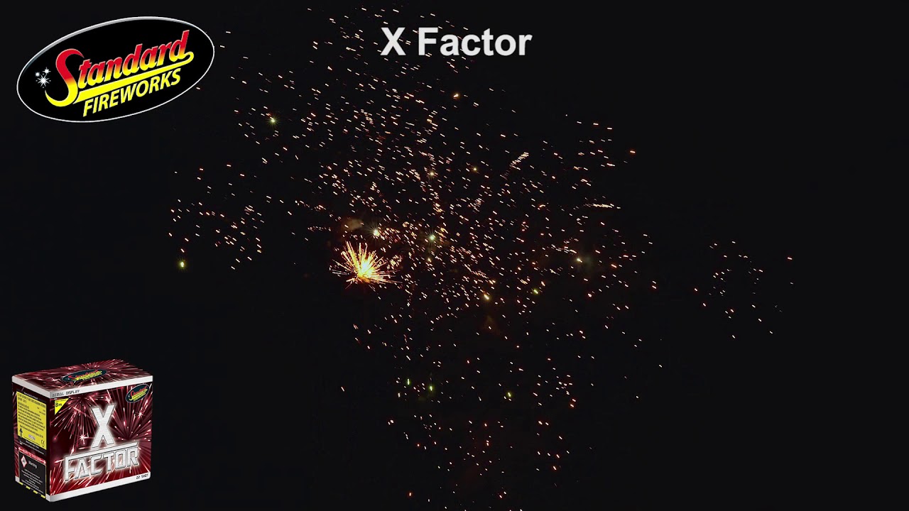 X Factor Roman Candle Cake - Standard Fireworks - YouTube