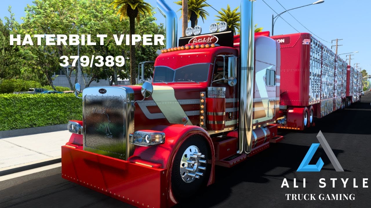 Peterbilt Haterbilt Viper 379/389 American Truck Simulator (Cummins N14 ...