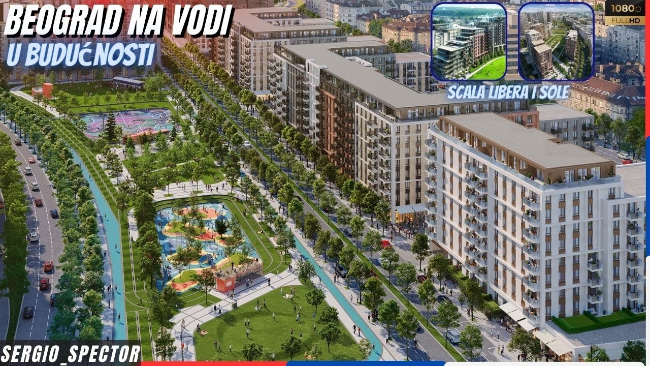 Beograd na vodi u budućnosti, obilazak tri nove zgrade i nova ulica # ...