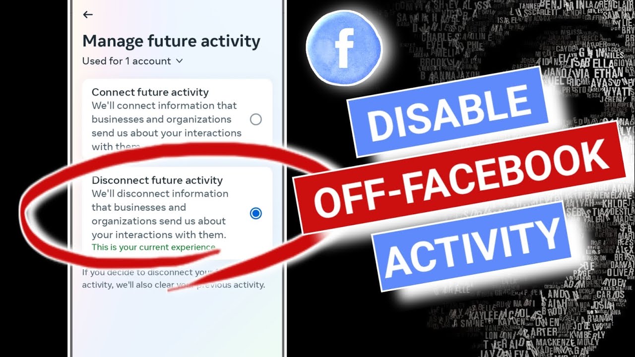 Facebook Settings || Facebook Offline Activity Tracking and Clear ...