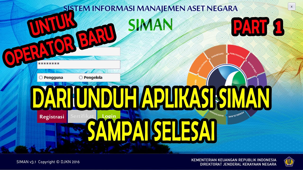 CARA INSTAL APLIKASI SIMAN DARI A-Z ( BAGI OPERATOR BARU) - YouTube