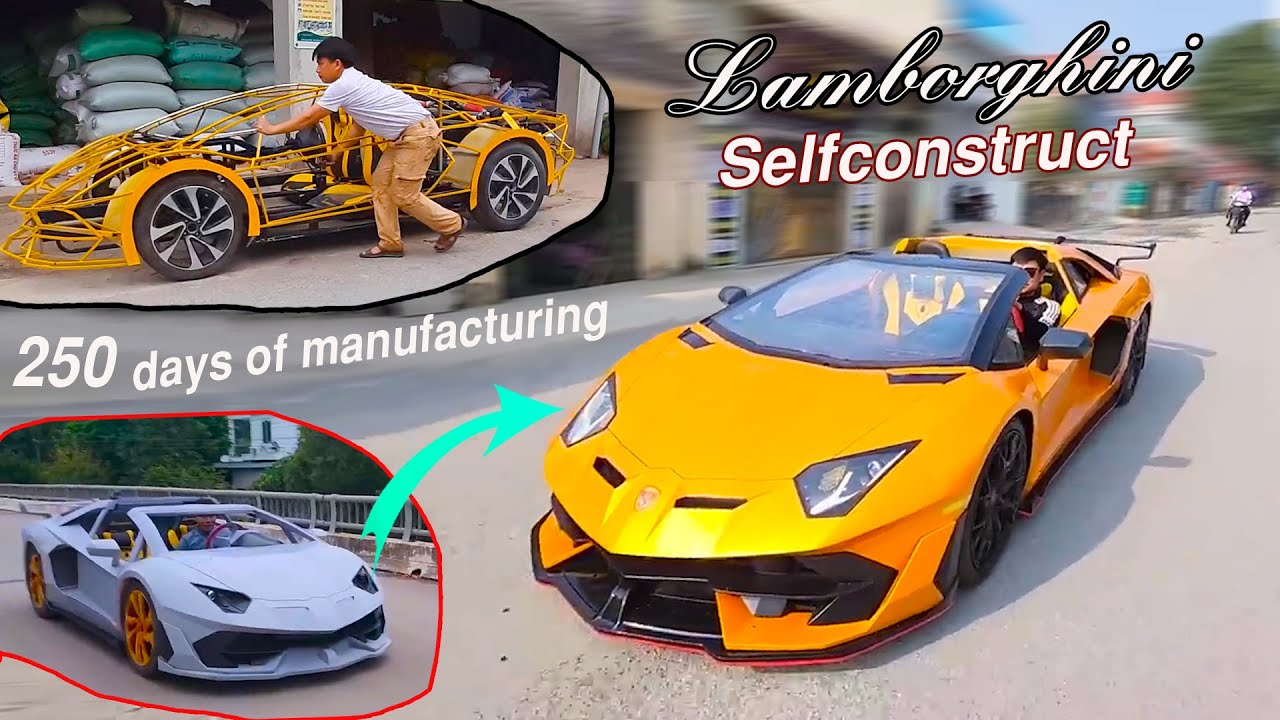 Spending 10,000,000 USD to build a Lamborghini supercar/full 250 days ...