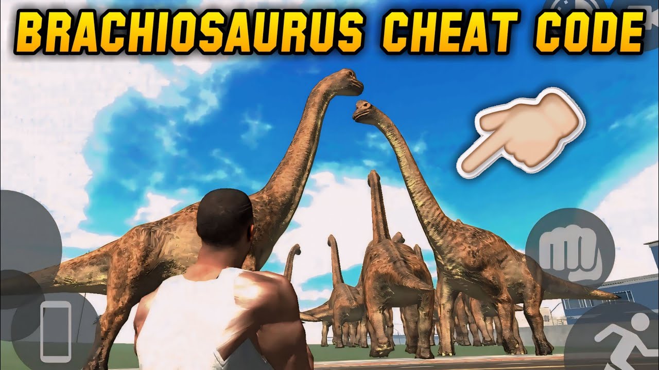 Indian bike driving 3d Brachiosaurus Cheat Code || Indian bike driving ...