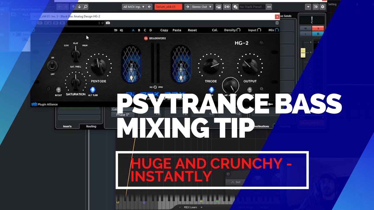 Psytrance Bass Mixing Trick - Instant HUGE and Crunchy Basslines - YouTube