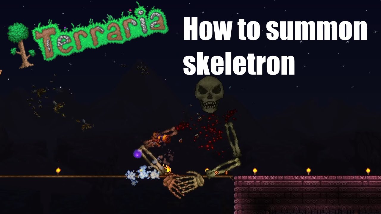 How to summon skeletron - Terraria #12 - YouTube