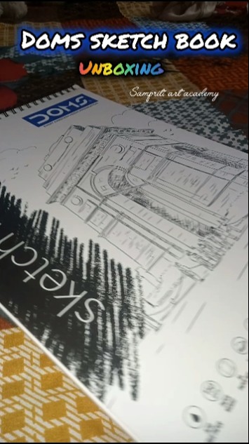 doms sketch book unboxing 🥳#art #shorts #doms #unboxing #artist # ...