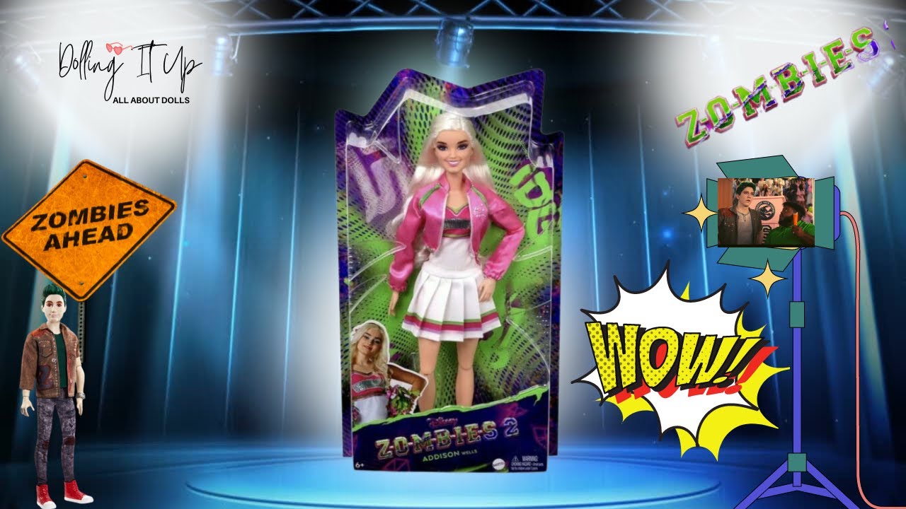 It’s a DISNEY’s ZOMBIES Review! Addison Wells Doll Unboxing & Review ...