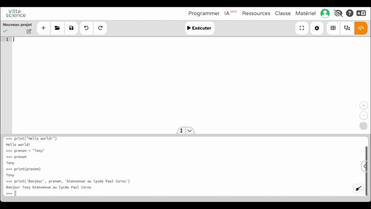 [Python] Niveau 2 - Entrée / sortie - YouTube