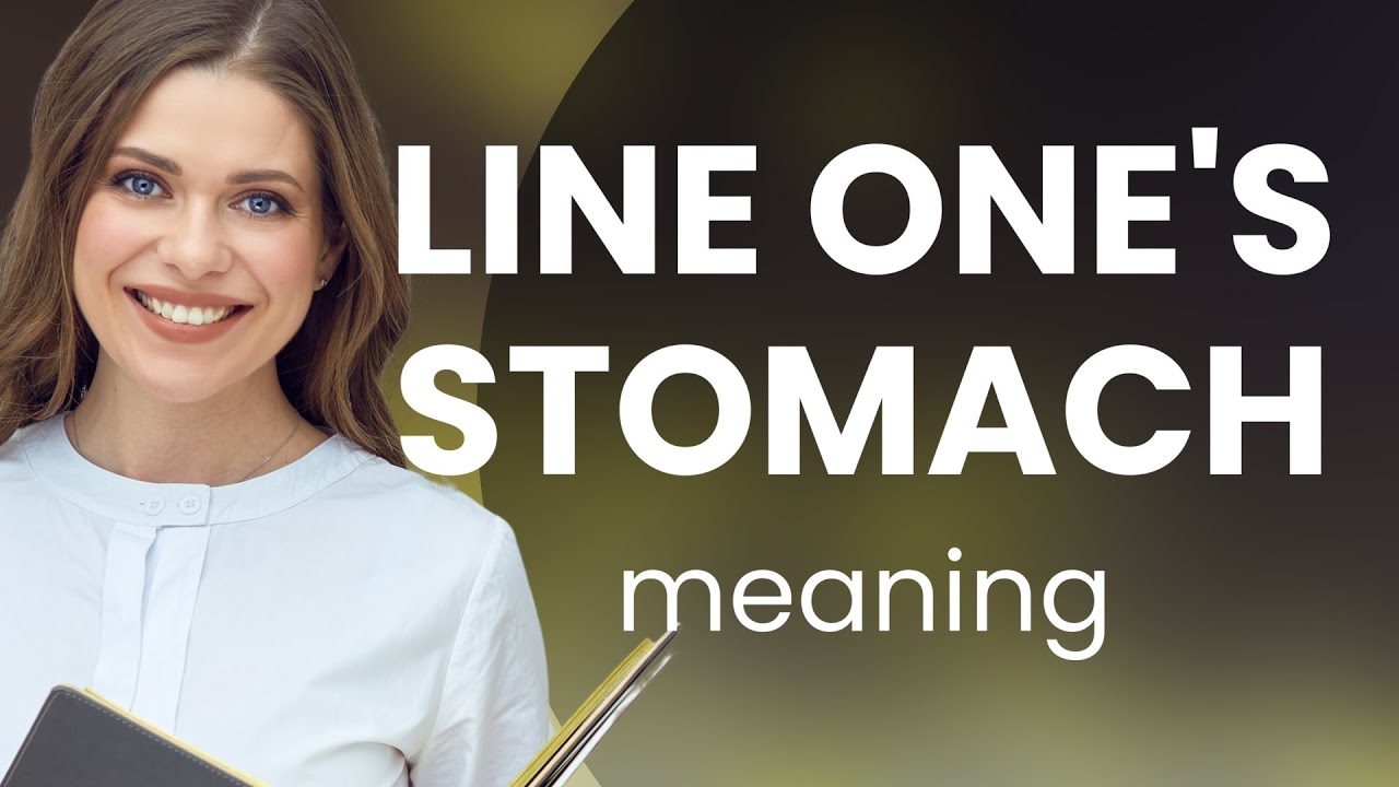 Understanding "Line One's Stomach": A Guide for English Learners - YouTube