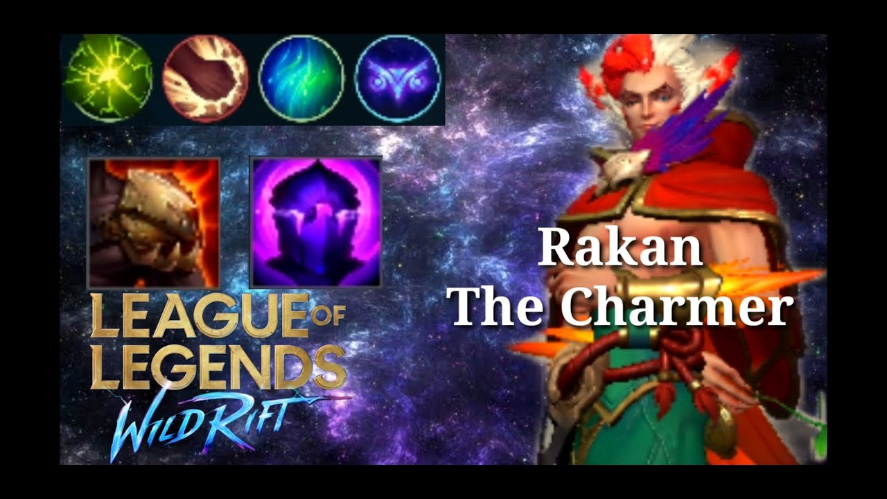 Wild Rift | Rakan The Charmer | Best Guide And Runes - YouTube