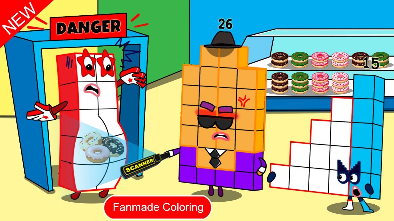 Oh No! Numberblocks 15 lost their donuts | Numberblocks fanmade ...