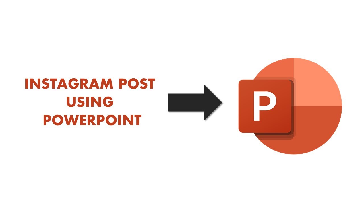 How to create Instagram Post using POWERPOINT | Easy and Simple | PNG ...
